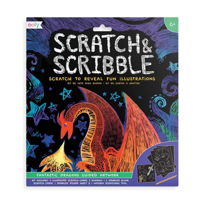 Scratch & Scribble Fantastic Dragons — JKA Toys