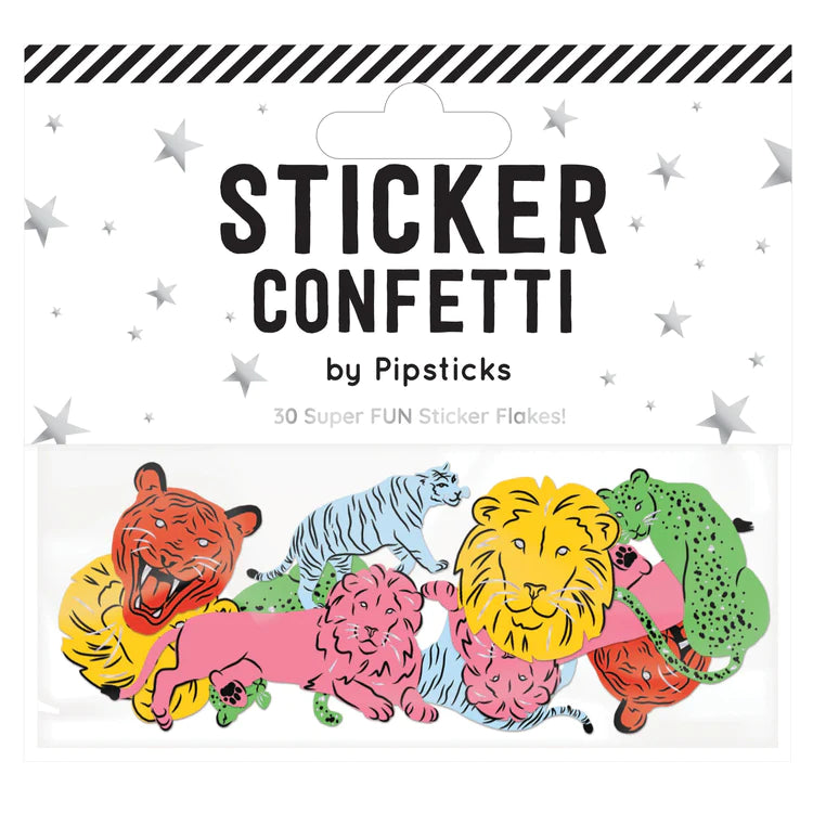 Wild Cats Sticker Confetti — JKA Toys