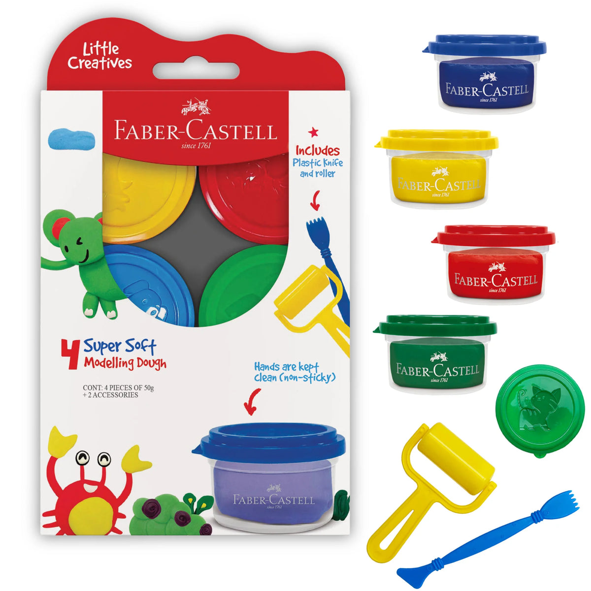 Little Creatives 4 Super Soft Modeling Dough — JKA Toys