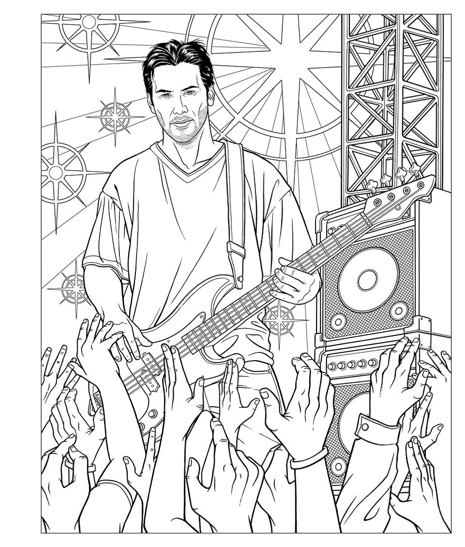 Crush And Color Keanu Reeves — JKA Toys