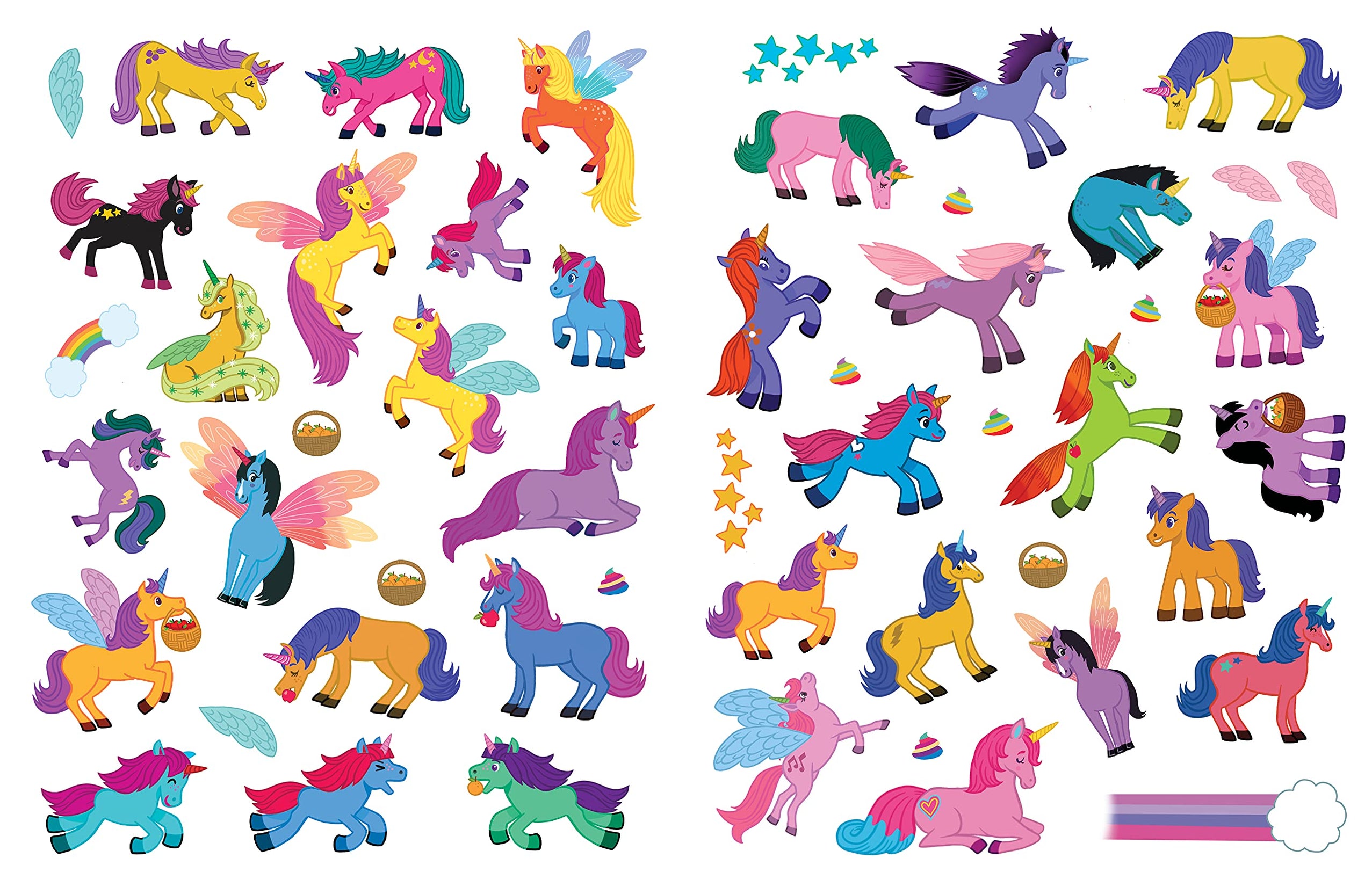 Jumbo Sticker Book For Little Hands-Unicorns — JKA Toys