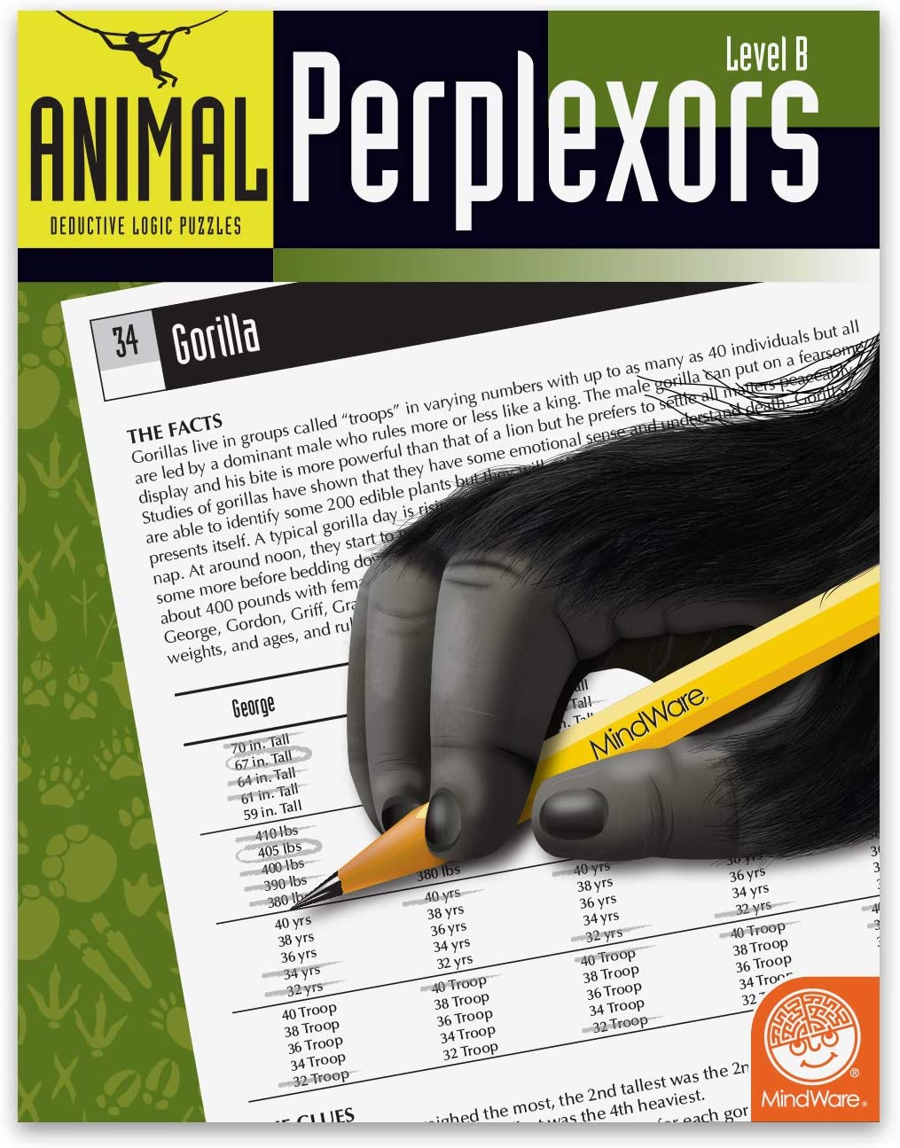 Animal Perplexors: Level B Activity Book — JKA Toys