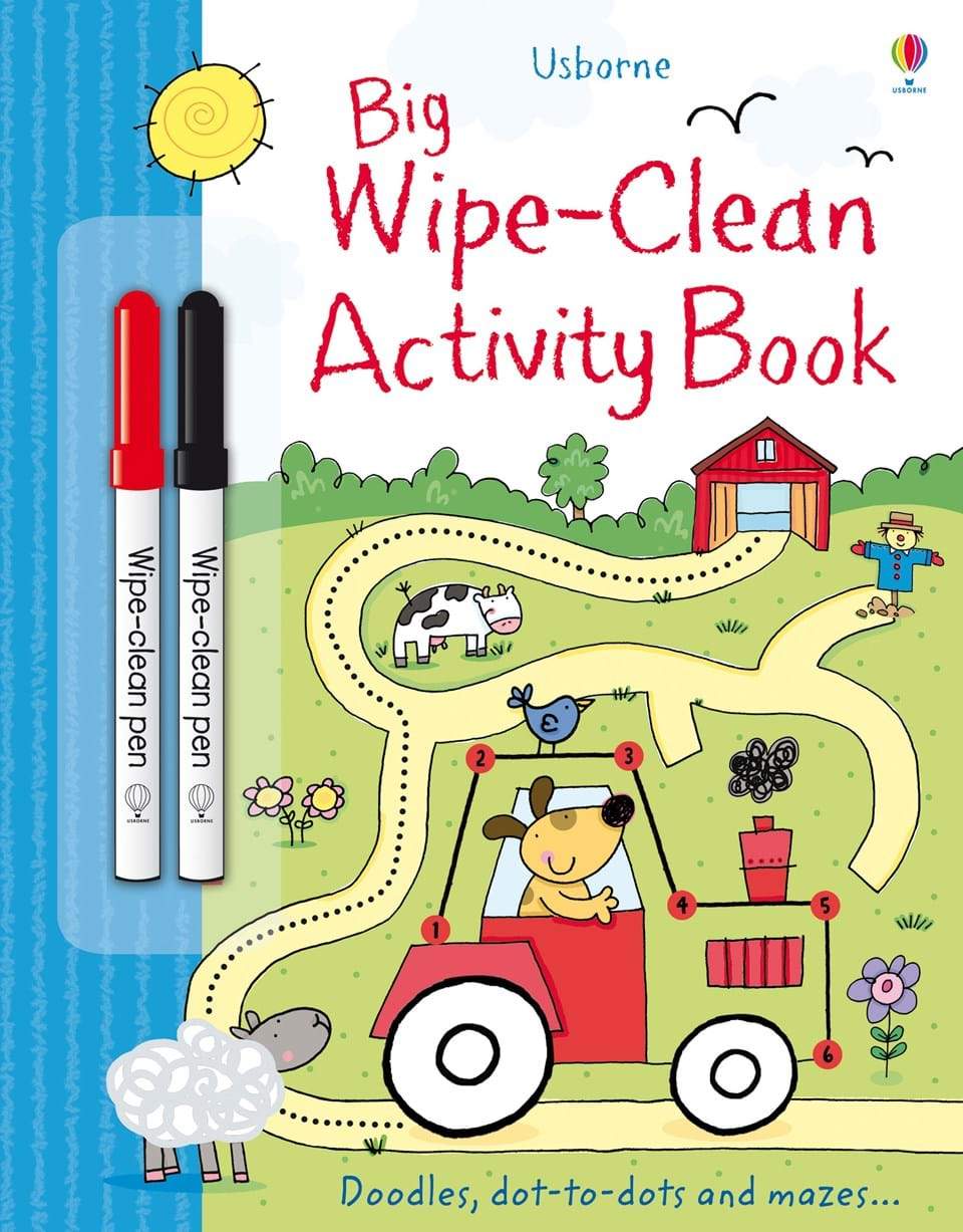 Big Wipe Clean Activity Book — JKA Toys