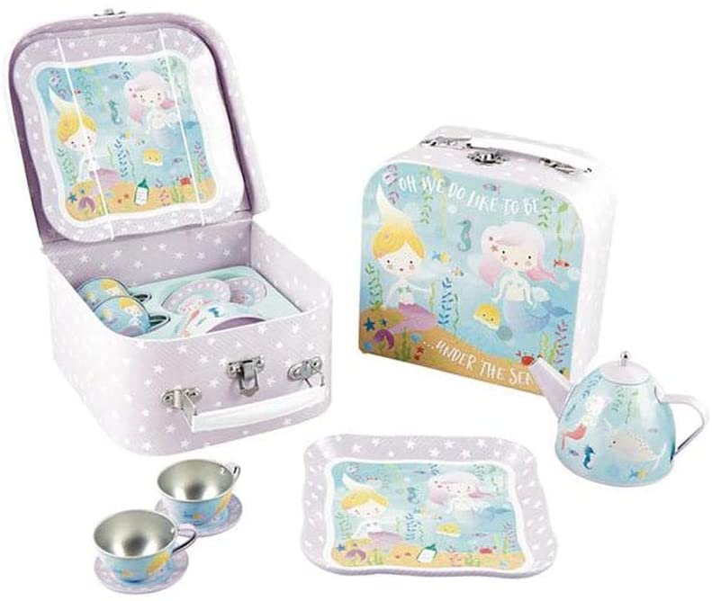 Mermaid Tin Tea Set — JKA Toys