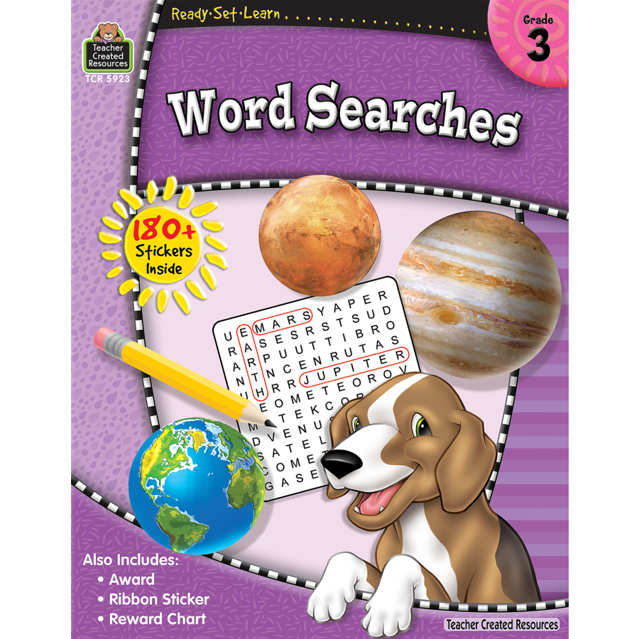 Ready Set Learn Workbook Grade 3 Word Searches JKA Toys ready-set-learn-workbook-grade-3-word-searches-jka-toys